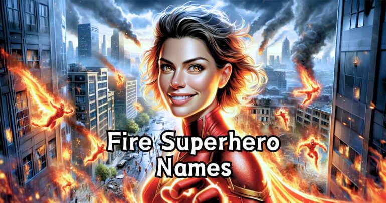 Famous Names for Fire Superhero in 2026